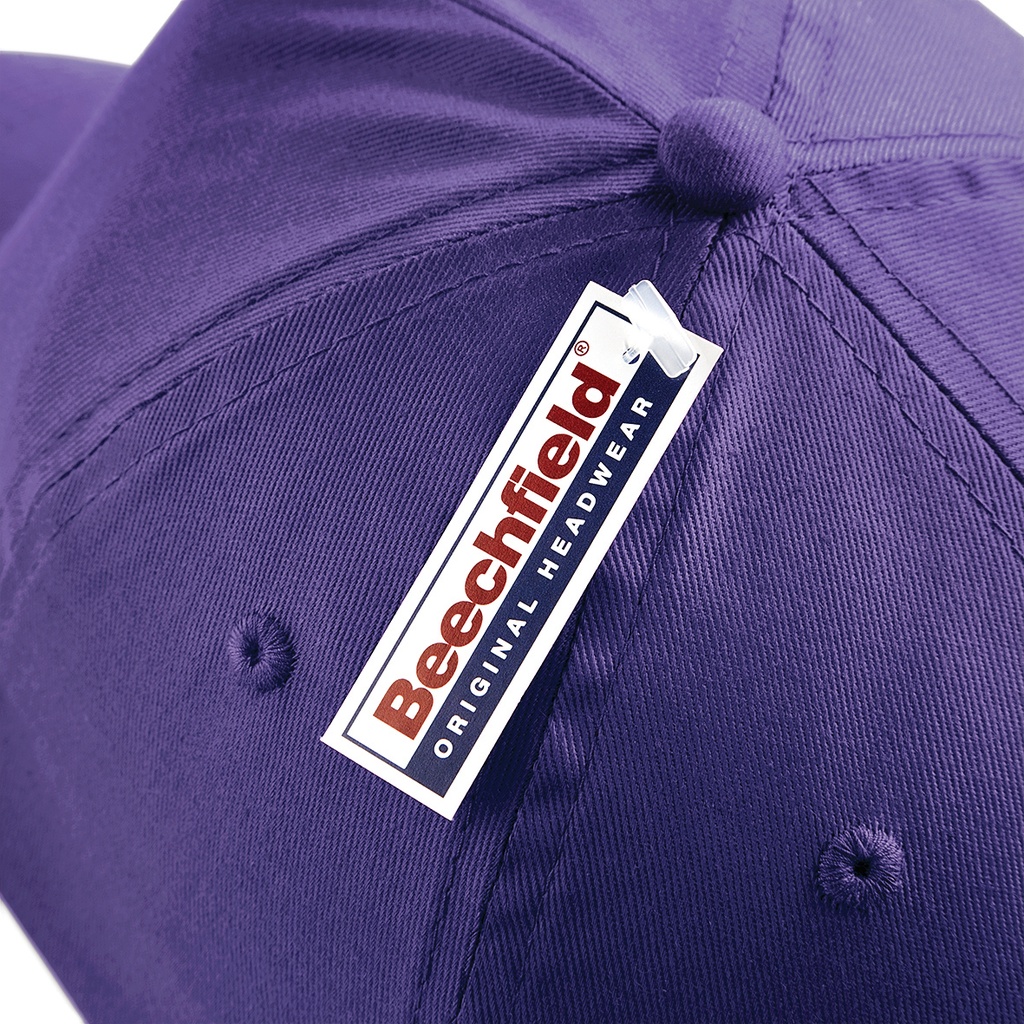 Beechfield Original 5 Panel Cap BC010 Purple | Workline